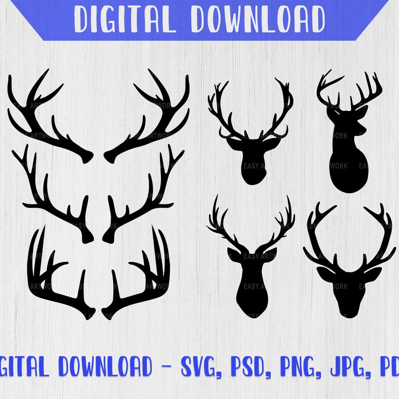 Deer Svg - Etsy