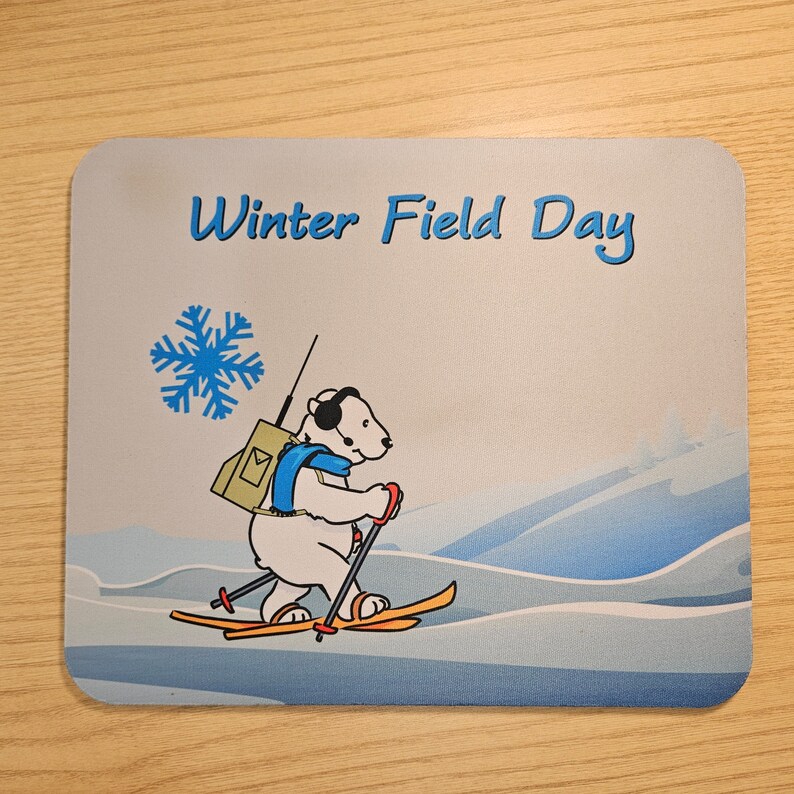 Winter Field Day Mouse Pad Ham Radio Mouse Pad Amateur Radio Mousepad ...