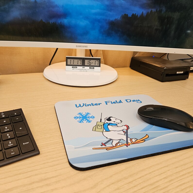 Winter Field Day Mouse Pad Ham Radio Mouse Pad Amateur Radio Mousepad ...