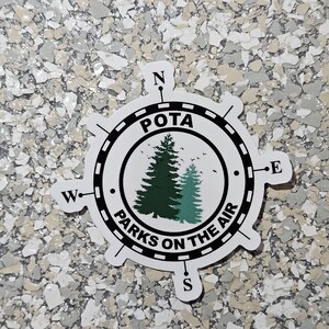 POTA Sticker: Parks on the Air, Die-cut Vinyl - Etsy