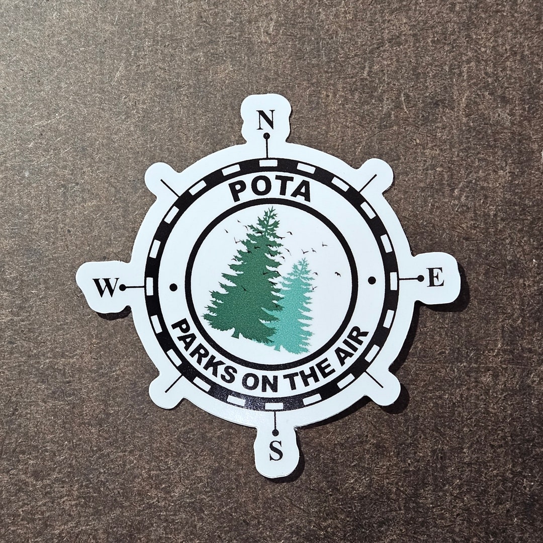 POTA Sticker: Parks on the Air, Die-cut Vinyl - Etsy