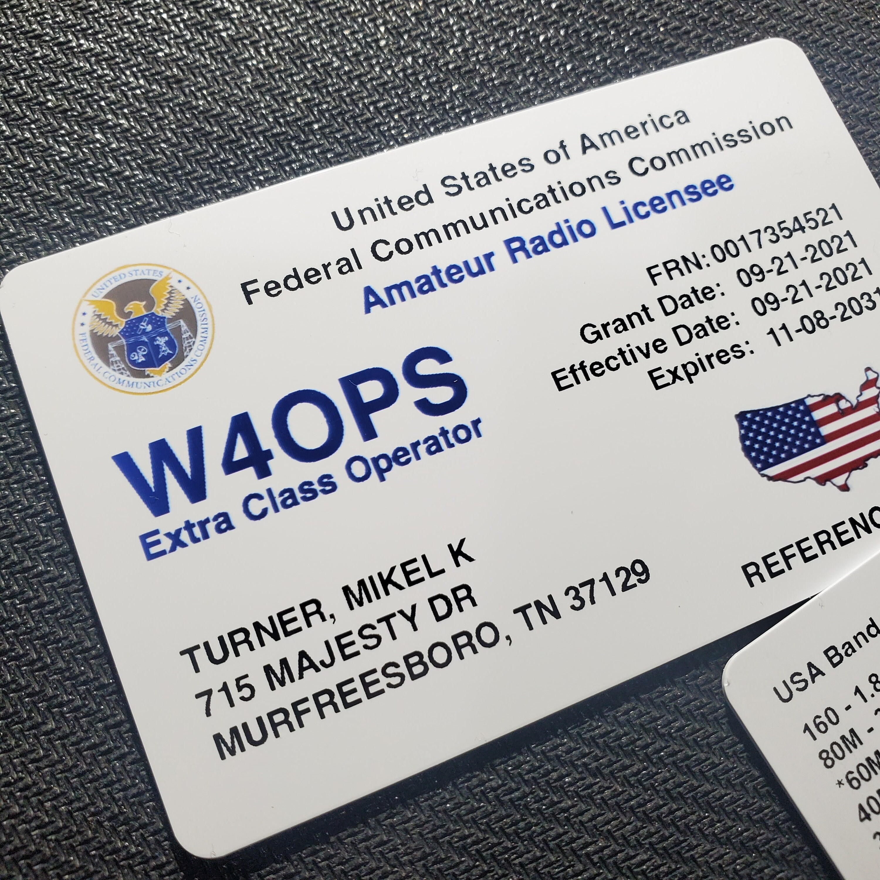 Full-color Ham Radio Reference Card Plastic Wallet Card PVC - Etsy