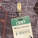 CERT Ham Radio Call Sign Badge, CERT Badge, Community Emergency ...