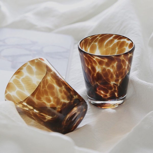 Tortoise Shell Glass - Etsy