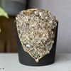 6 Inch Geode Pot Concrete Pot Hand Painted Pot Stone Pot Crystal Pot ...