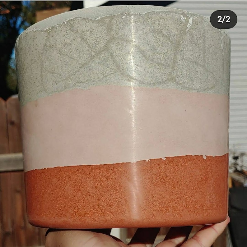 8 Inch Pot Pink Pot Pink Planter Large Planter Planter | Etsy