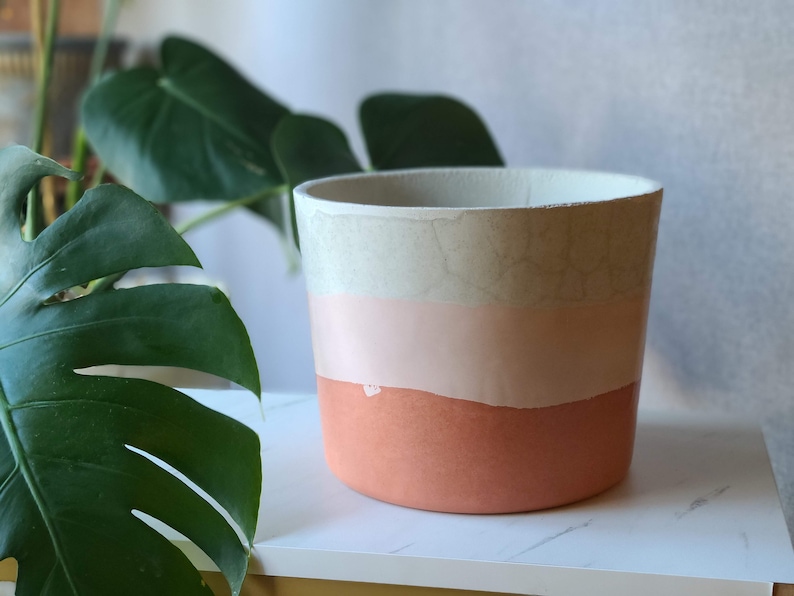 8 Inch Pot Pink Pot Pink Planter Large Planter Planter | Etsy