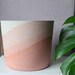8 Inch Pink Pot - Salmon Pink - Large Pot - Concrete Pot - Cylinder Pot ...