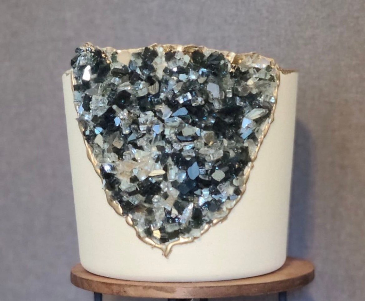 10 Inch Geode Planter Large Pot Cream Pot House Plant - Etsy