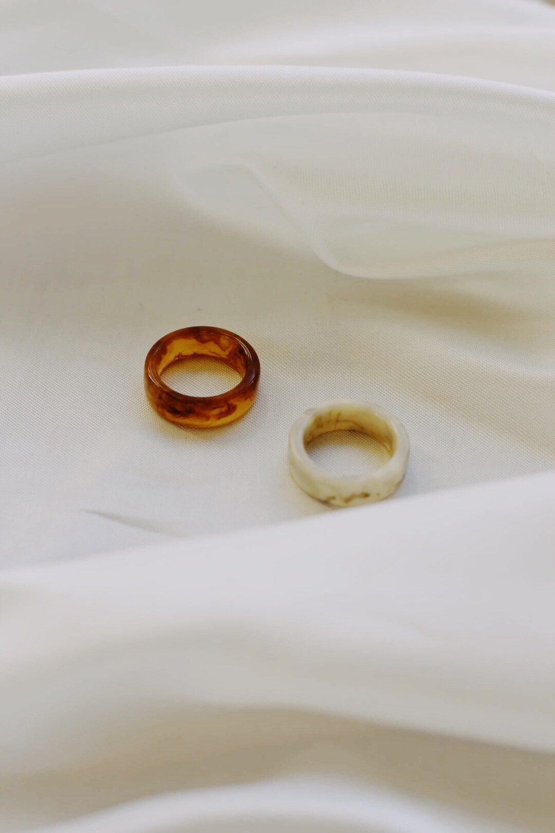 Resin Plastic Ring - Chunky Plastic Rings - Acrilyc Ring - Tiktok Ring ...