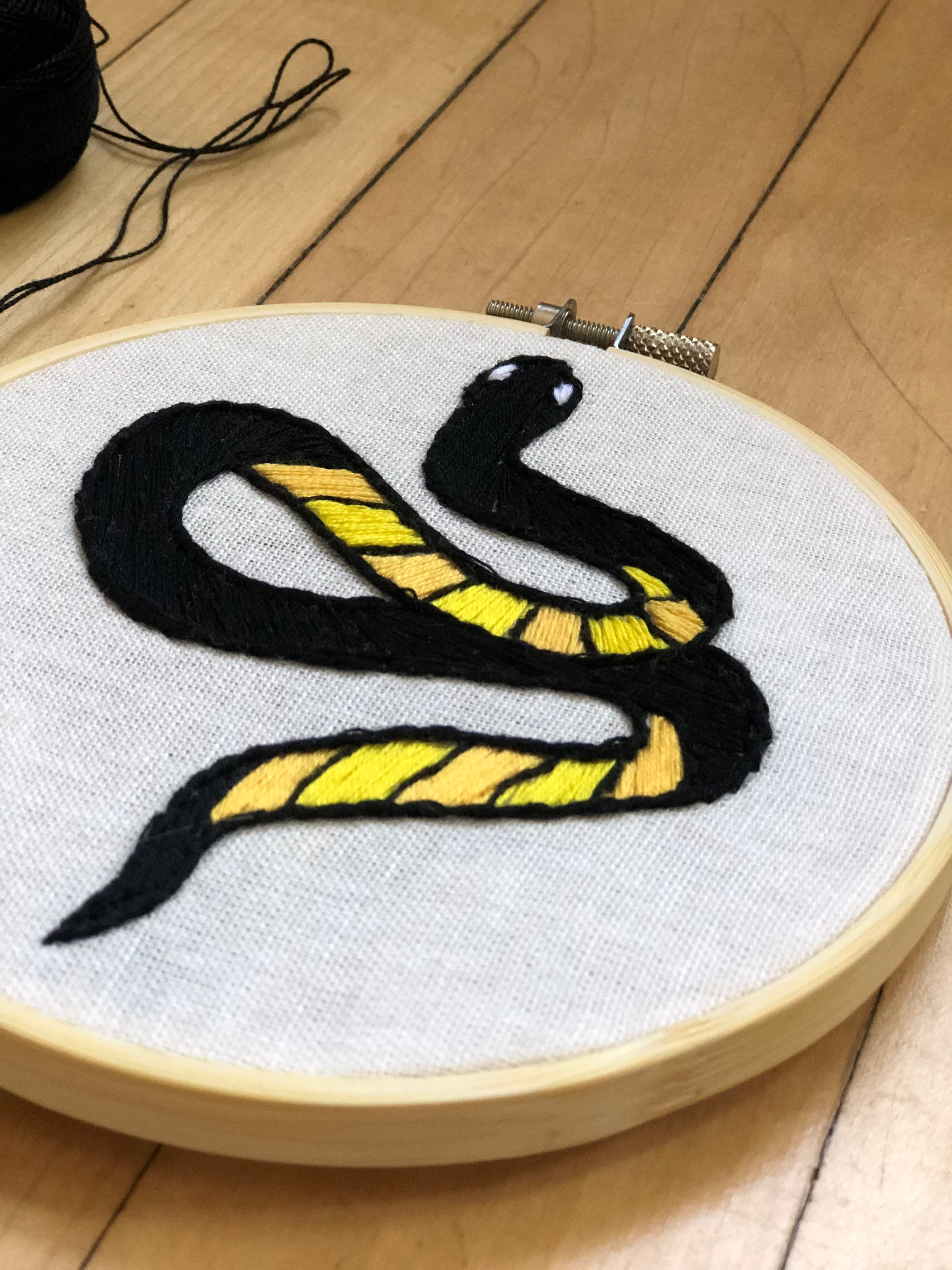 Broderie Serpent Snake Embroidery - Etsy Denmark