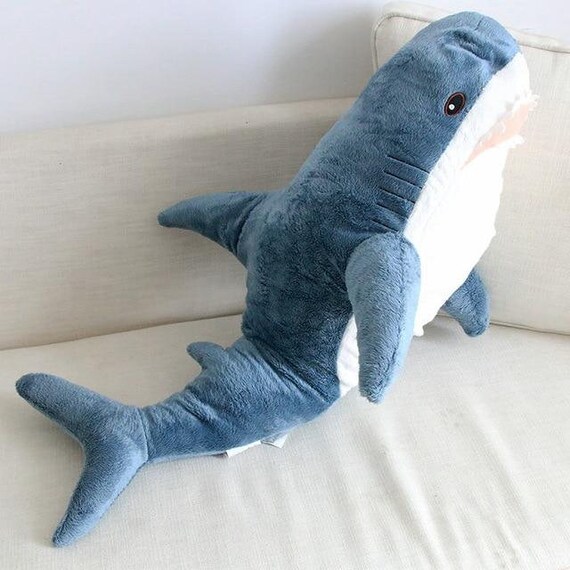 Massive Blue Shark Plush Toy 100cm 39.5 Inches | Etsy