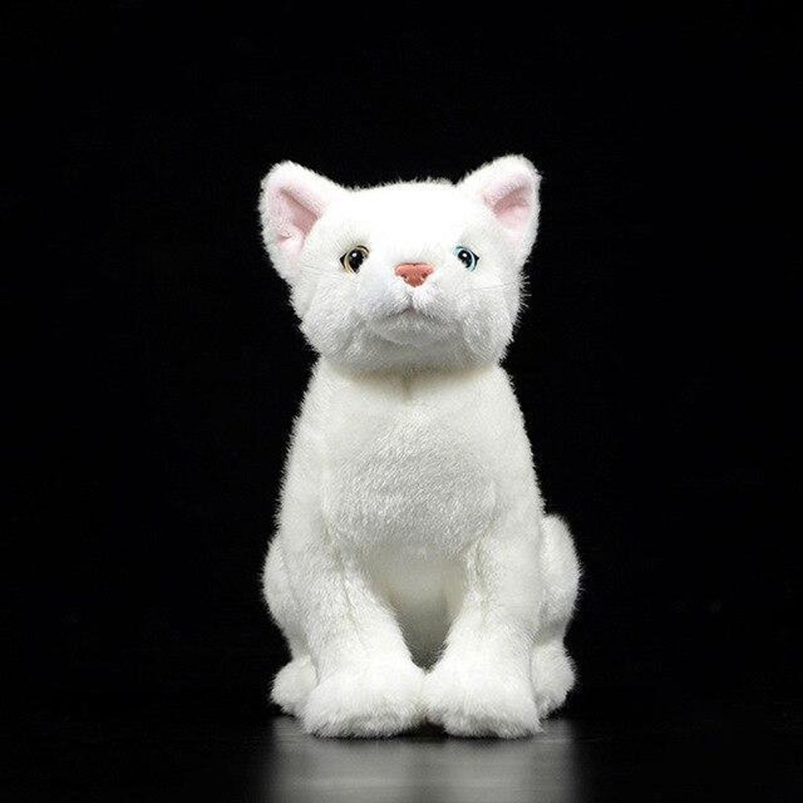 White Cat Kitten Soft Plush Toy 23cm | Etsy