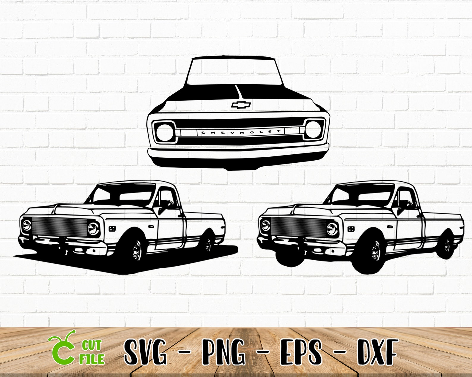 72 Truck SVG / Classic Truck / Cricut / Png / Dxf / Eps / Cricut ...