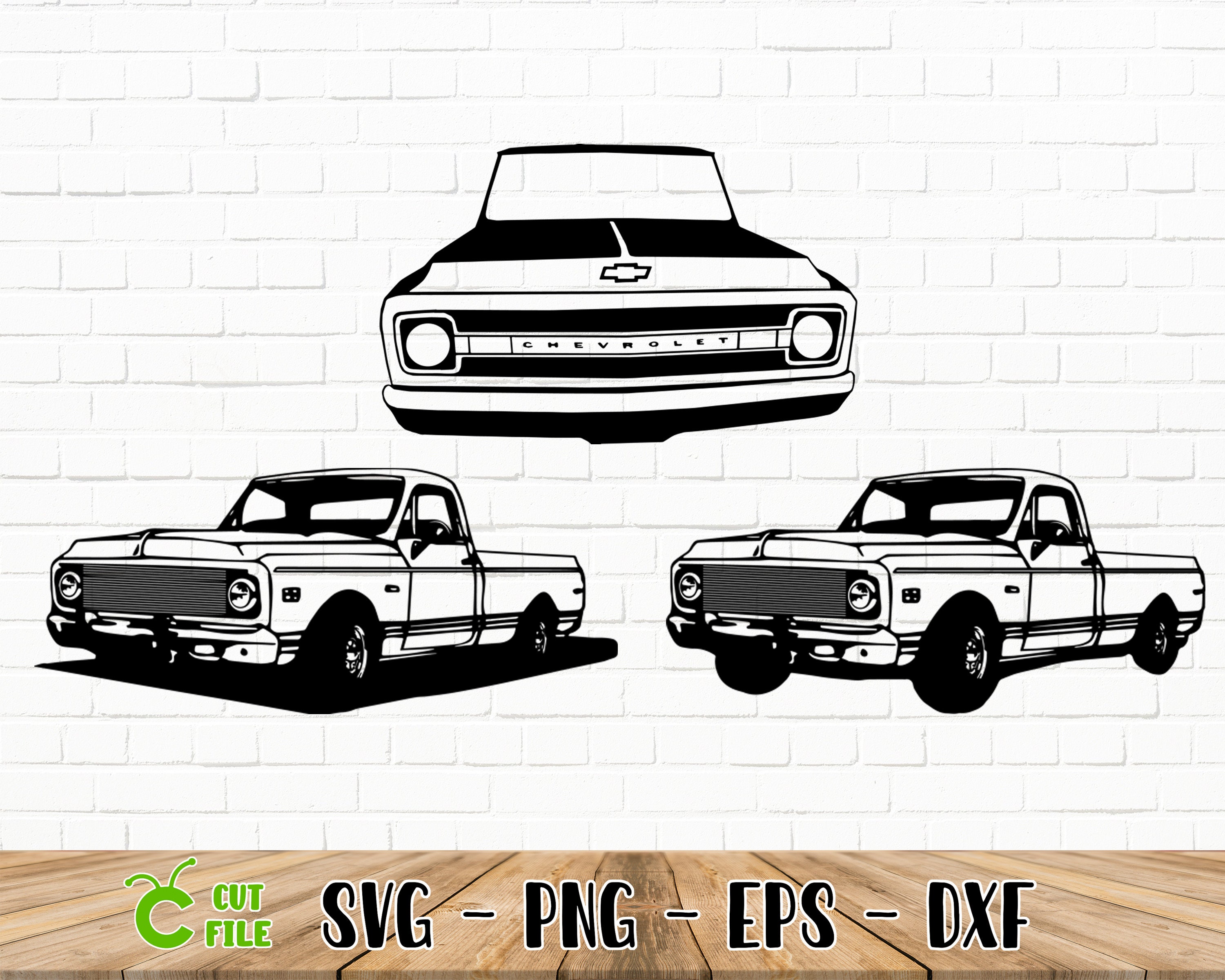 72 Chevy SVG / Classic Truck / Cricut / Png / Dxf / Eps / | Etsy