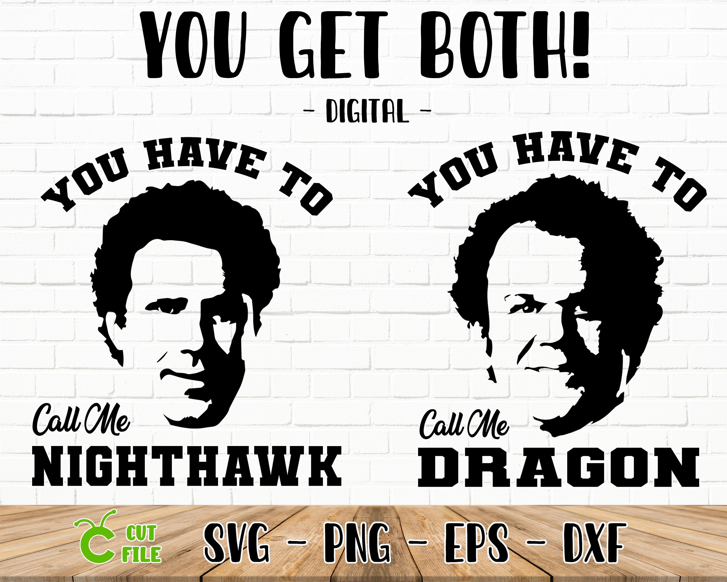 Step Brothers SVG / Call Me Nighthawk / Call Me Dragon / | Etsy