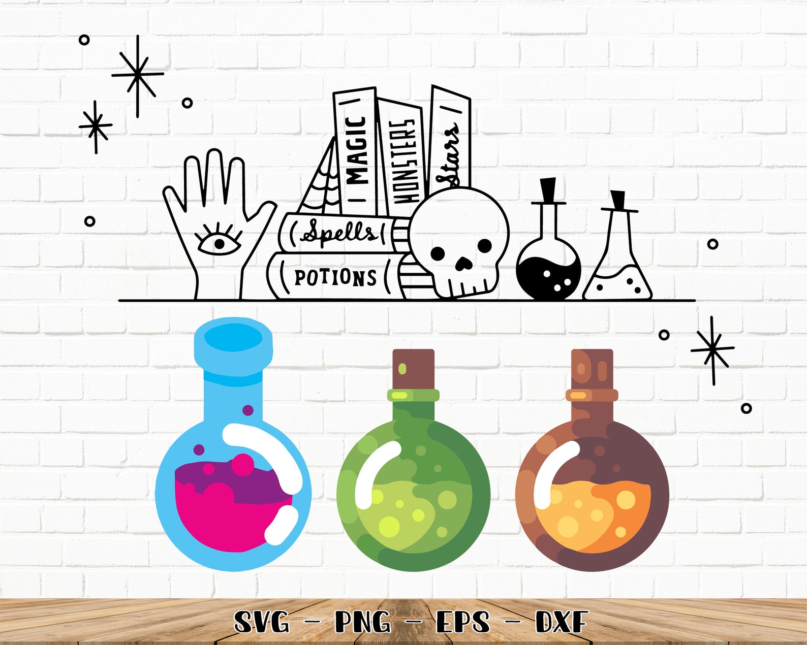 Potions SVG / Halloween / Magic / Cricut / Png / Dxf / Eps / - Etsy