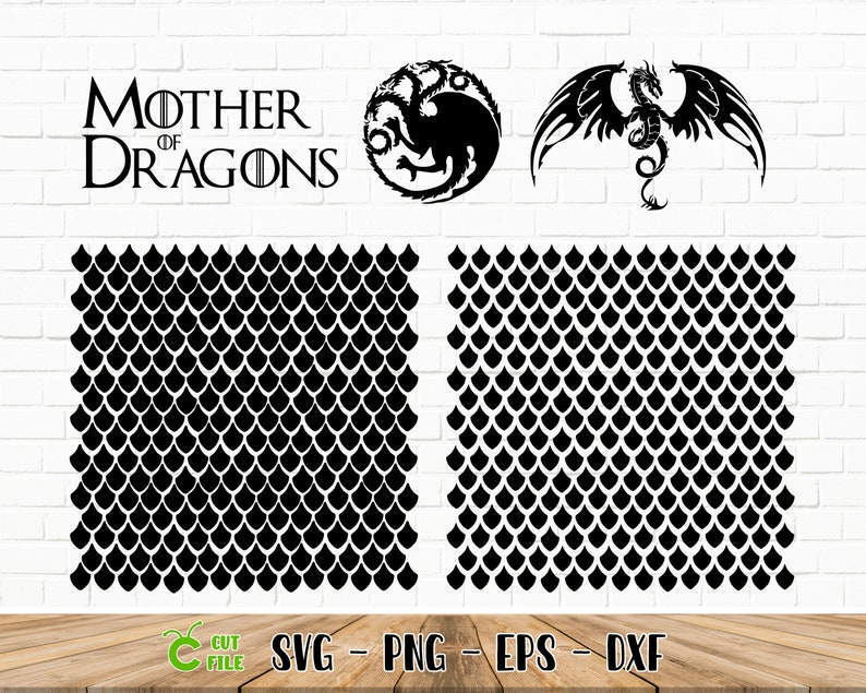 Dragon Scales SVG / Dragons / Cricut Design / Png / Dxf / Eps - Etsy