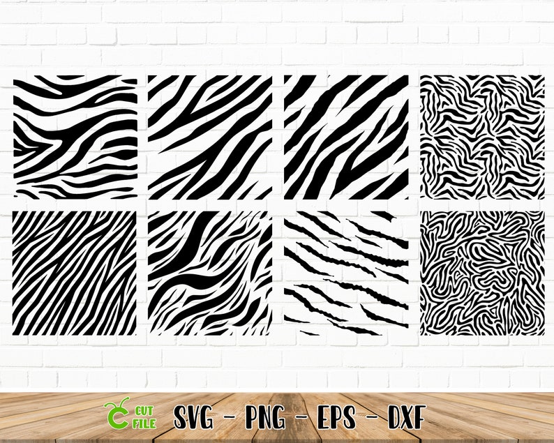 Zebra Print Pattern SVG / Seamless / Cricut Design / Png / Dxf - Etsy