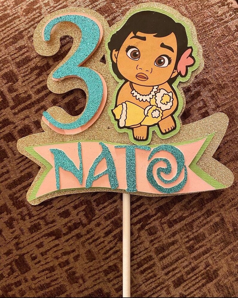 Moana Cake Topper - Etsy