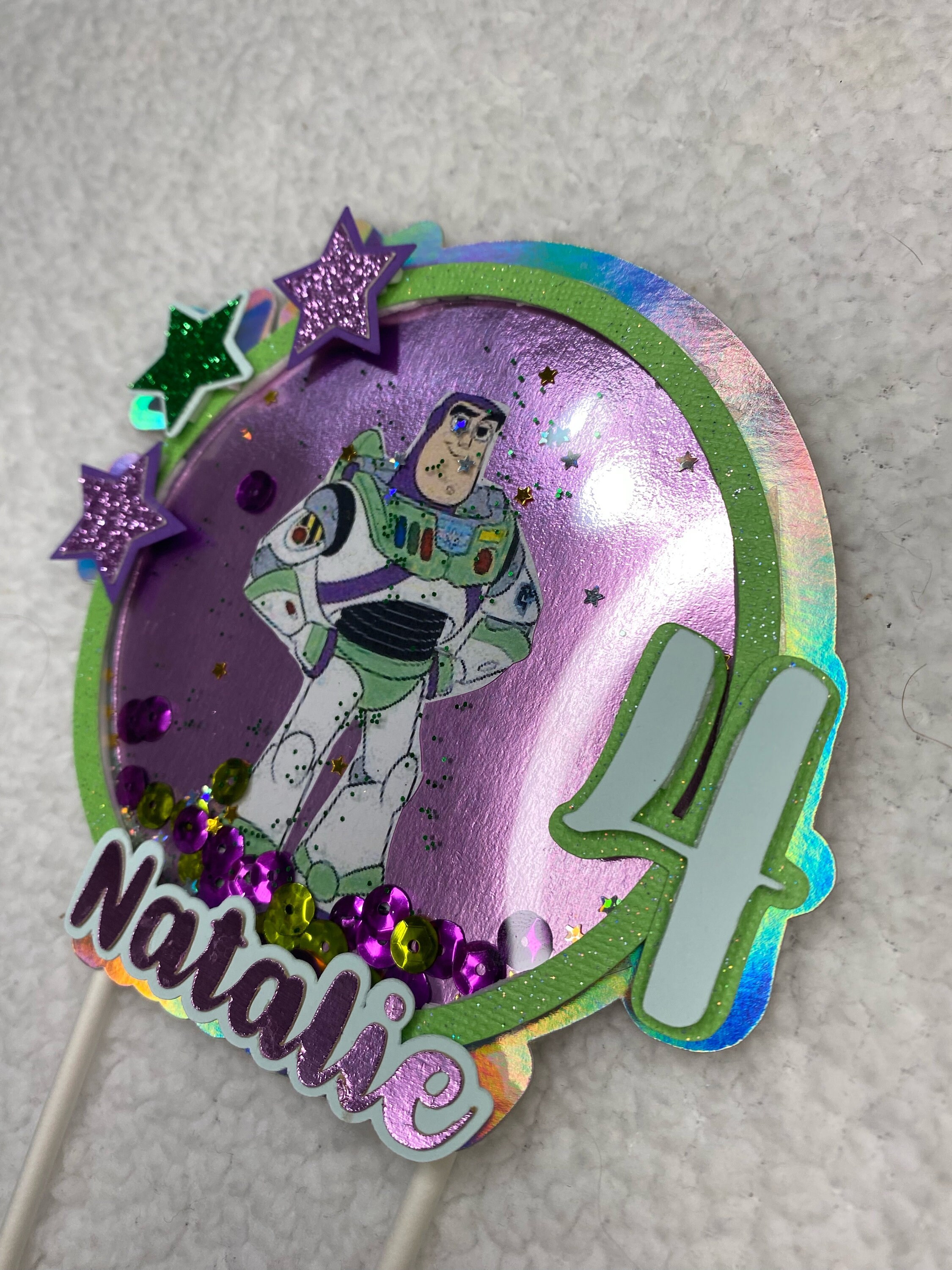 Buzz Lightyear Cake Topper - Etsy