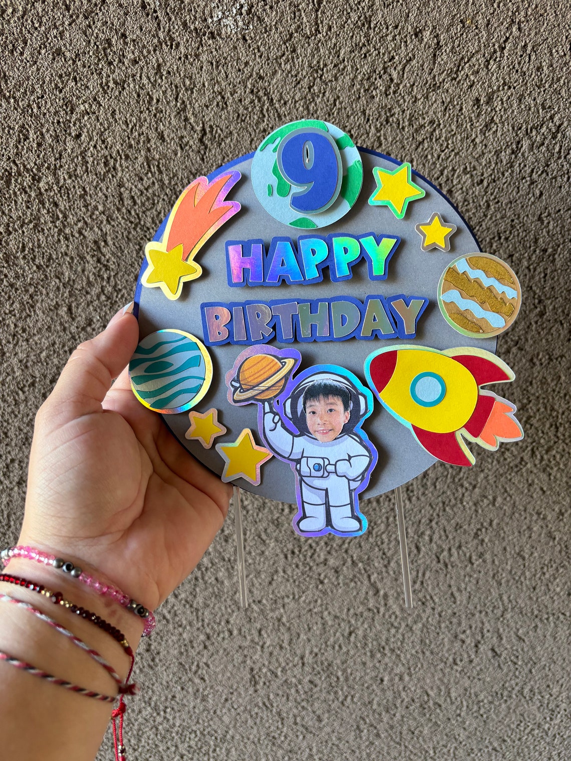 Solar System Cake Topper - Etsy