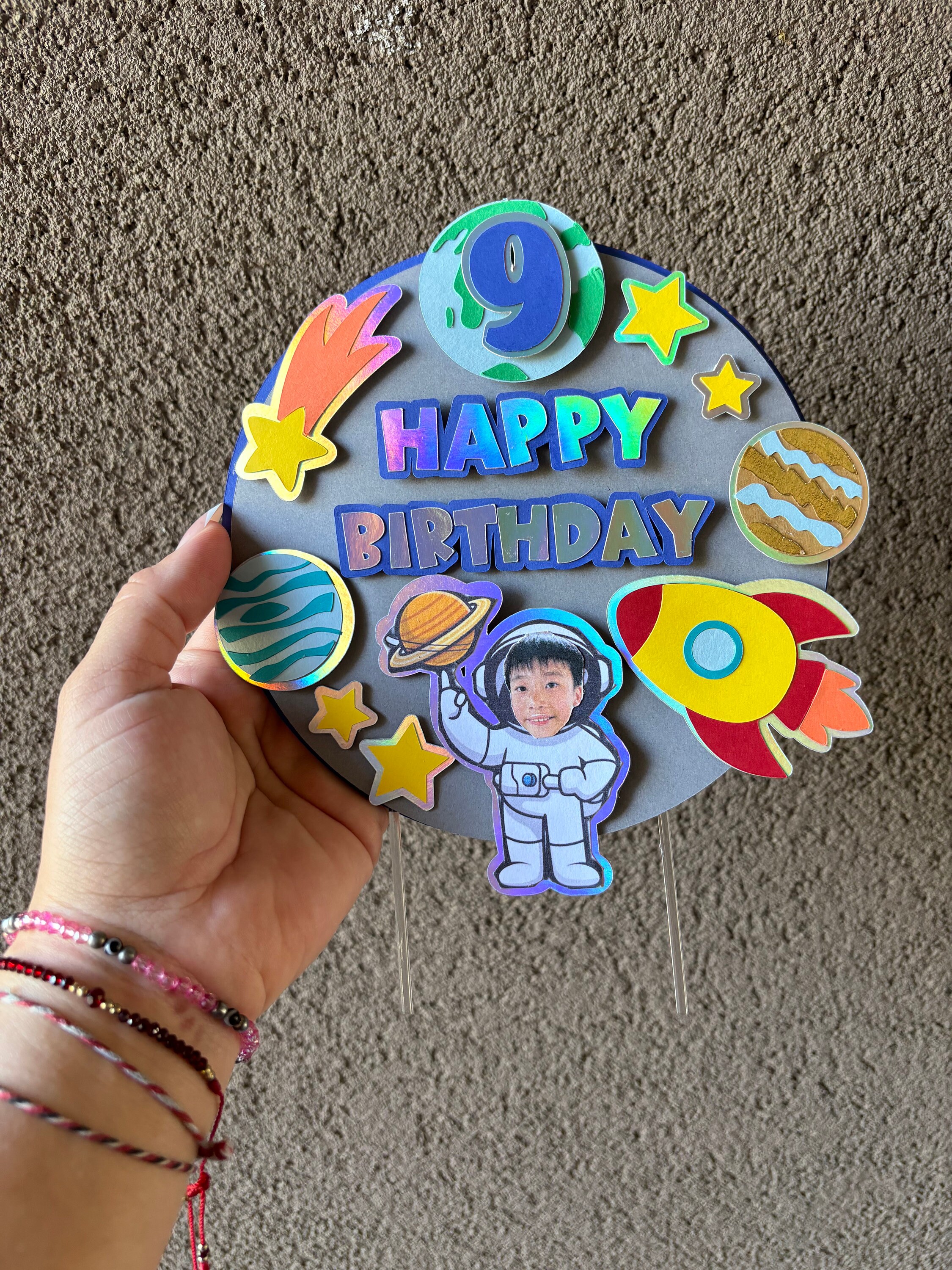 Solar System Cake Topper - Etsy