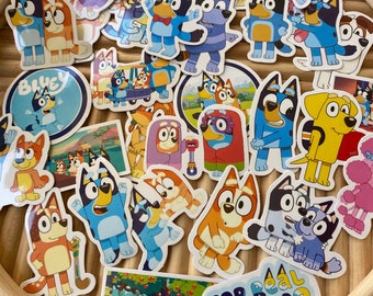 25 licensed Bluey Stickers, 2.5 X 2.5, Party Favors - Etsy