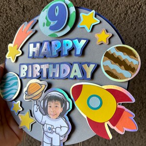 Solar System Cake Topper - Etsy