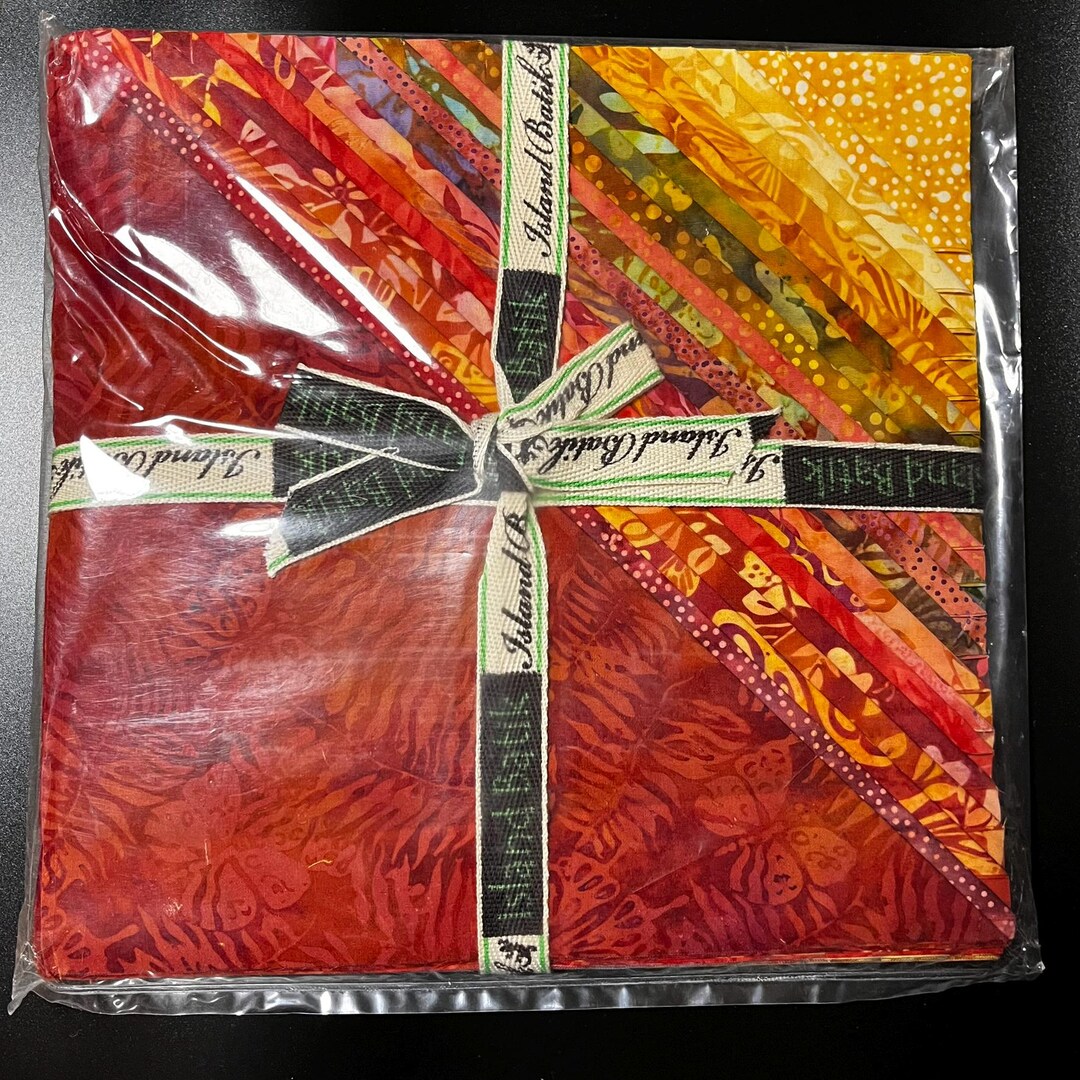 Monarch Butterfly Gold and Pink Batik Fabric 10 Inch Precut Squares ...