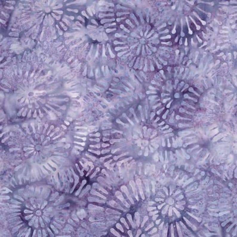 Violet Crush Light Purple Batik Fabric - Wilmington Batiks Hand-dyed ...