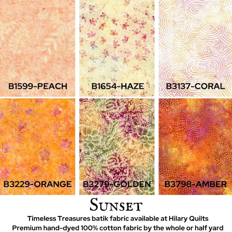 Sunset Fabric - Etsy