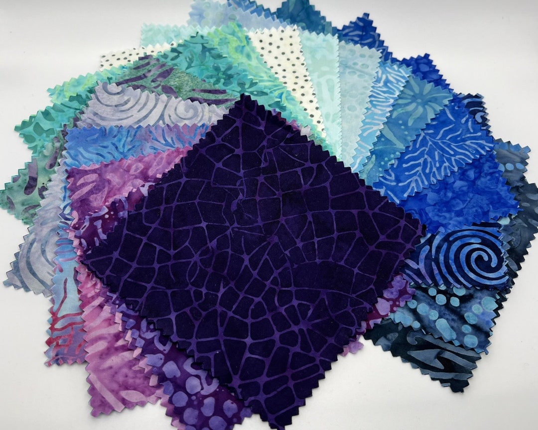 Boundless Batik Fabric Collection 5 Inch Precut Squares (package of 42 ...
