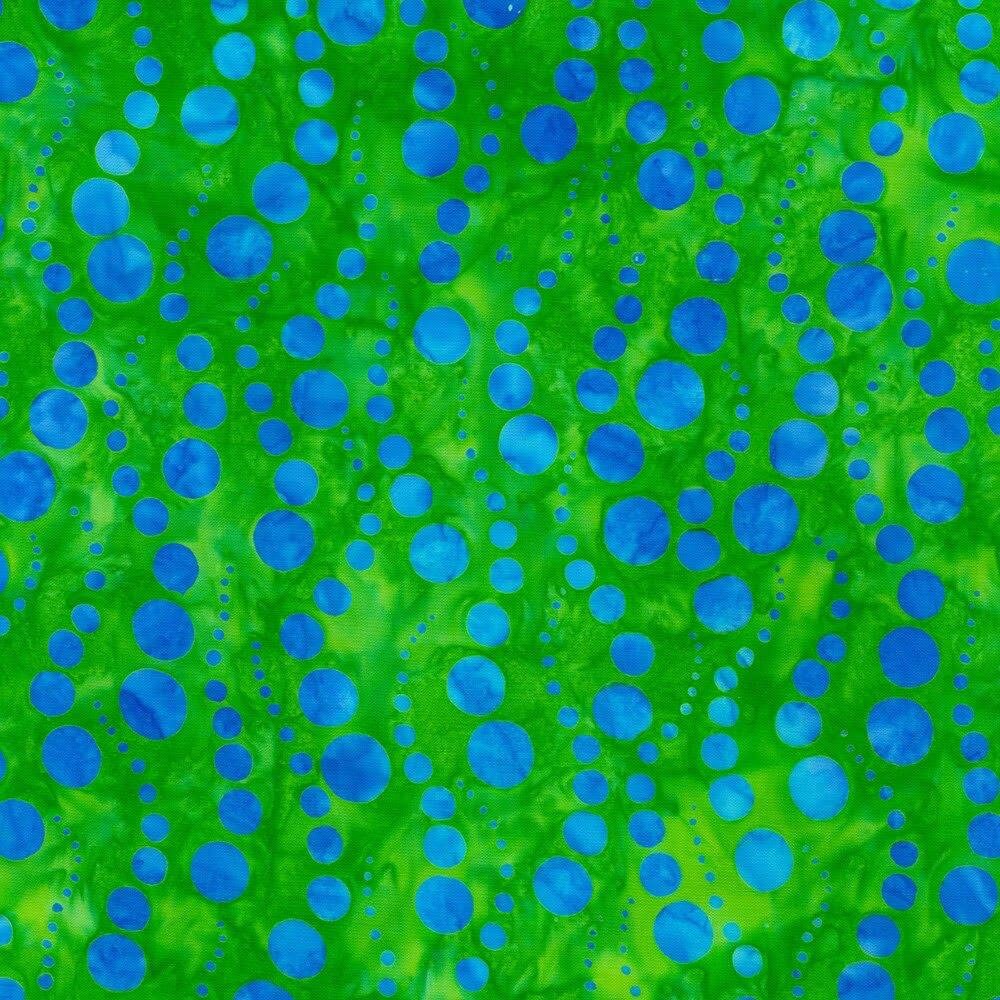Dottie Stream of Bubbles Batik Fabric - Robert Kaufman Hand-dyed Cotton ...