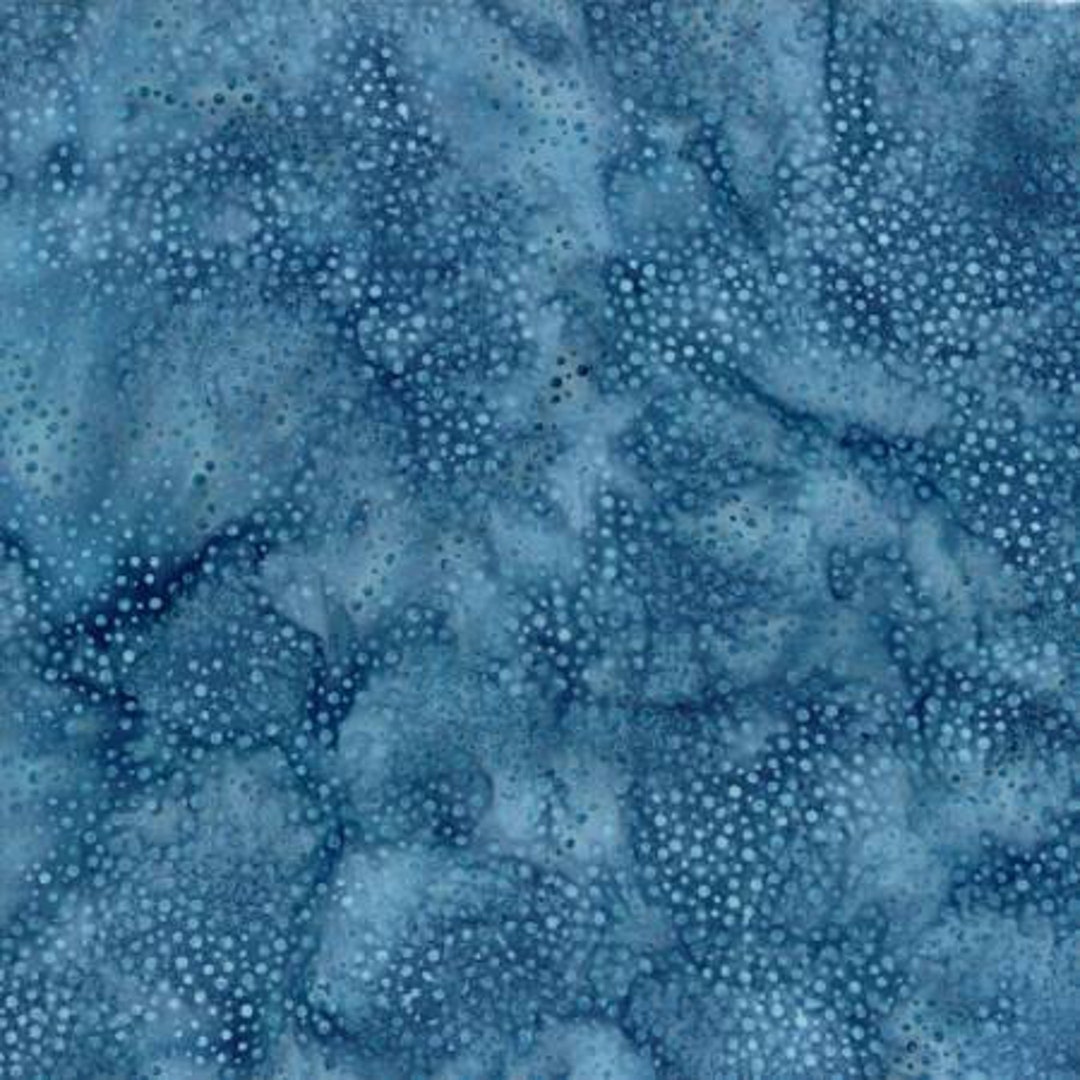 Blue Denim 885 Bali Dot Batik Fabric by Hoffman, Sold by the Yard or ...