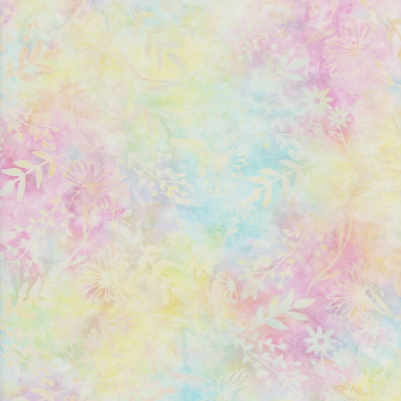 Pastel Batik Fabric - Timeless Treasures Hand-dyed Cotton (set A) - Etsy