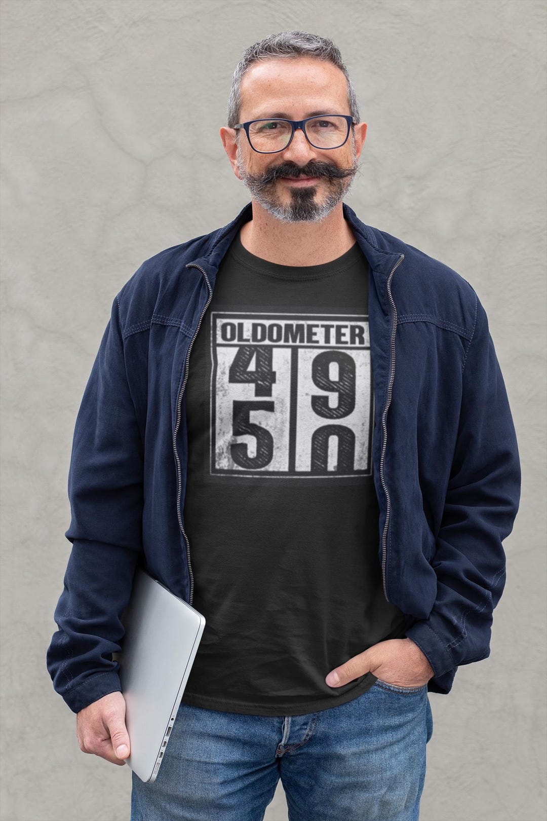 Oldometer 49 50 Unisex Tee - Milestone Birthday Gift Shirt for Men and ...