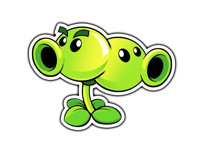 Split Pea Sticker | Waterproof Vinyl Decal for Laptop, Water Bottle ...