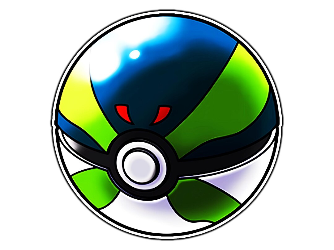 Park Ball | Poke Ball Cute Anime Sticker | Waterproof Vinyl Decal for ...