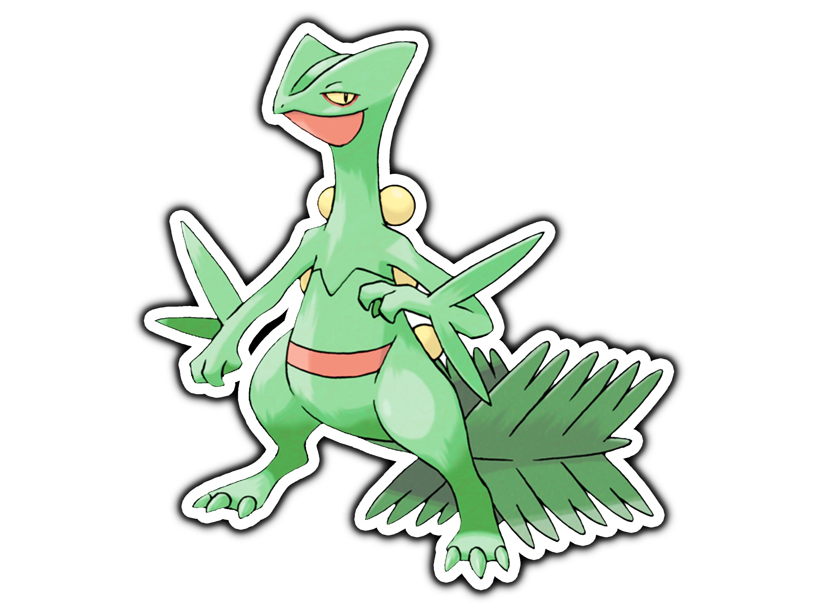Pokrmon Sceptile Printable