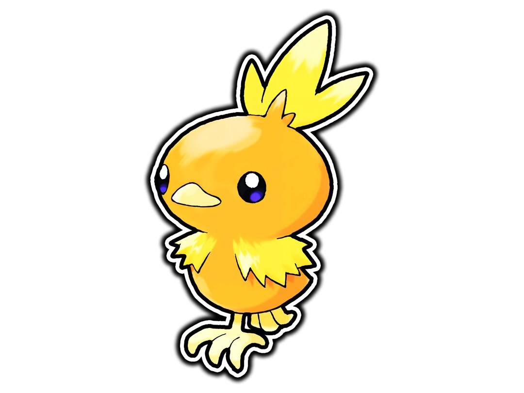 Torchic Sticker Die-cut, Water Proof, Weather Proof, Vinyl Sticker ...