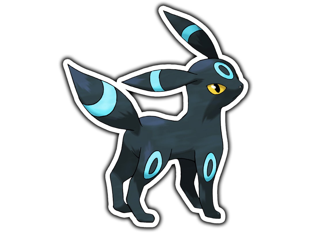 Shiny Umbreon Sticker Water Proof, Weather Proof, Vinyl Sticker Decal ...