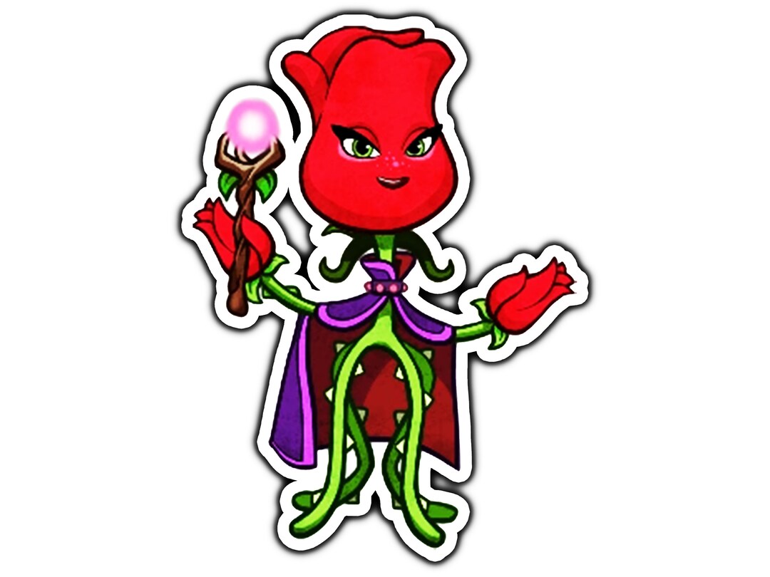 Rose Hero Sticker | Waterproof Vinyl Decal for Laptop, Water Bottle ...