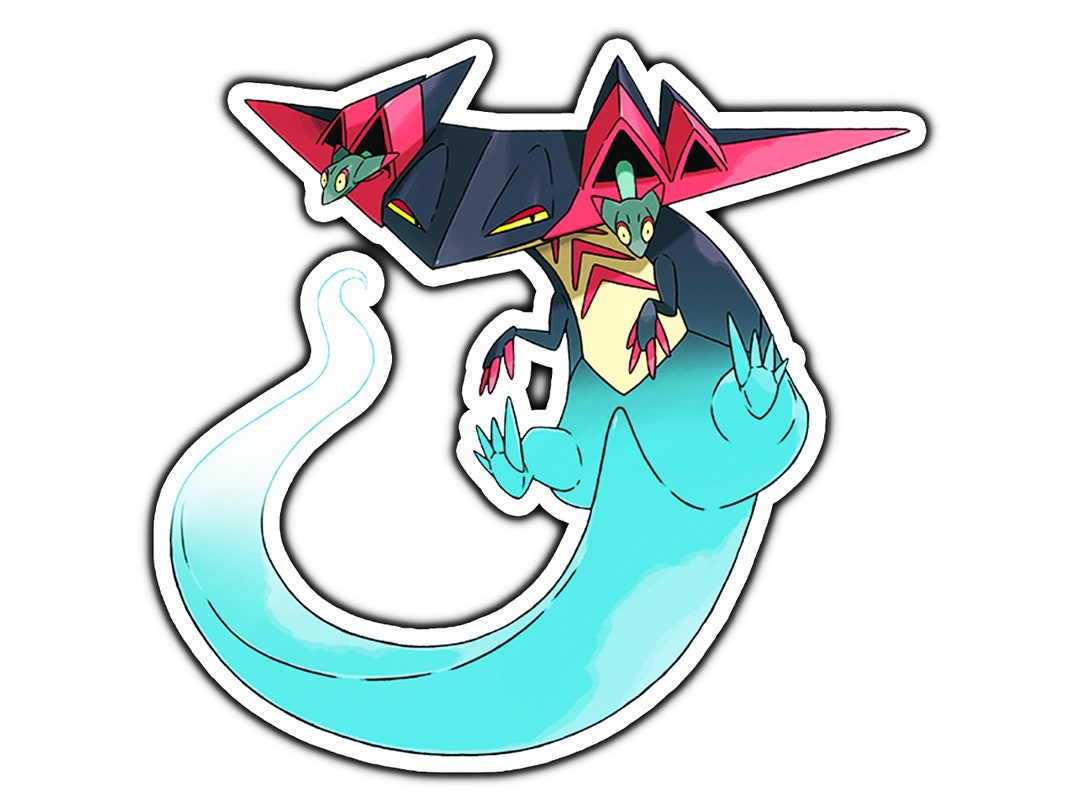 Dragapult Sticker Water Proof, Weather Proof, Vinyl Sticker Decal ...