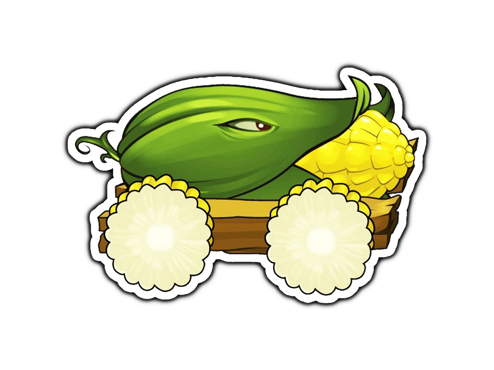 Cob Cannon Sticker | Waterproof Vinyl Decal for Laptop, Water Bottle ...