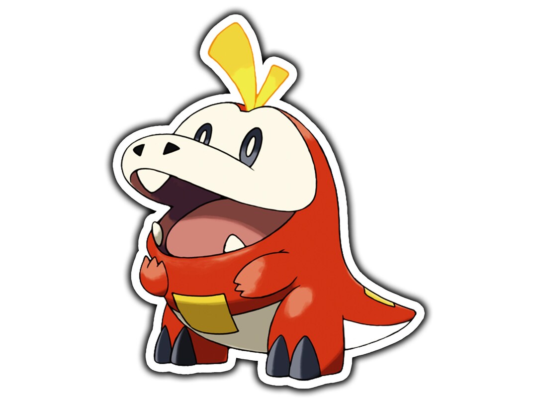 Fuecoco Sticker Water Proof, Weather Proof, Vinyl Sticker Decal, Gifts ...