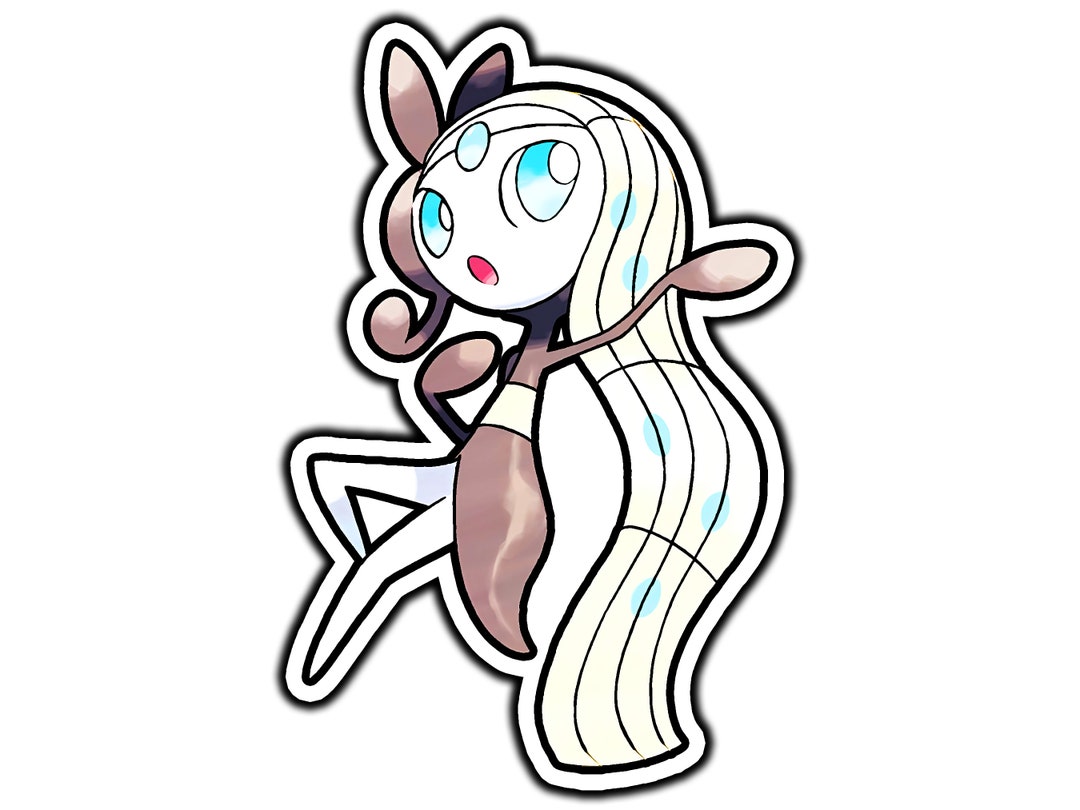 Meloetta Aria Form Sticker Water Proof, Weather Proof, Vinyl Sticker ...