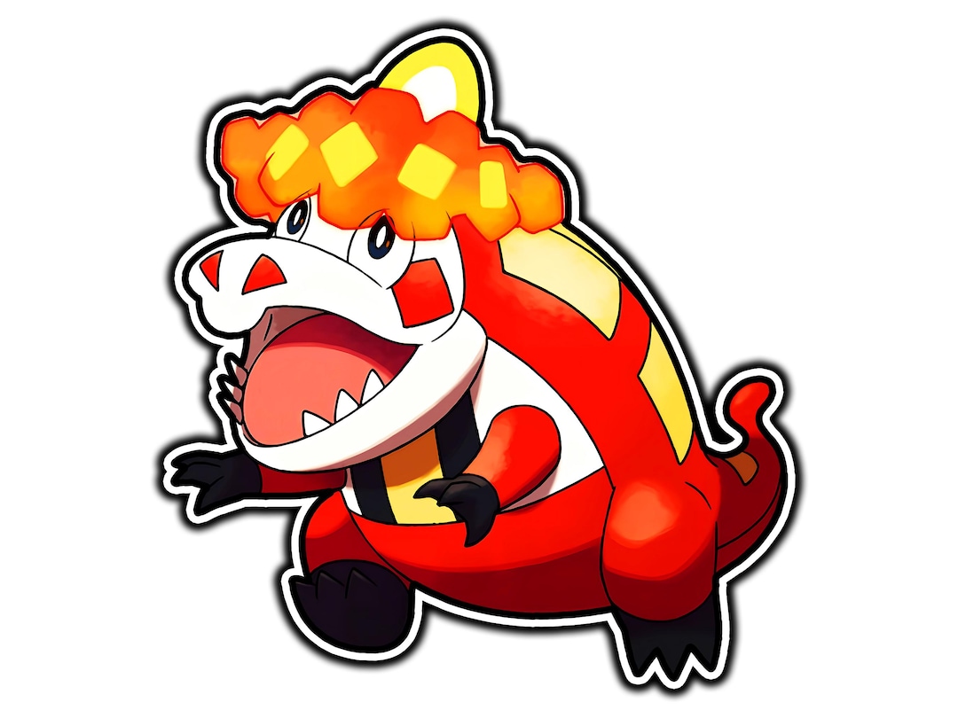 Crocalor Cute Anime Sticker | Waterproof Vinyl Decal for Laptop, Water ...