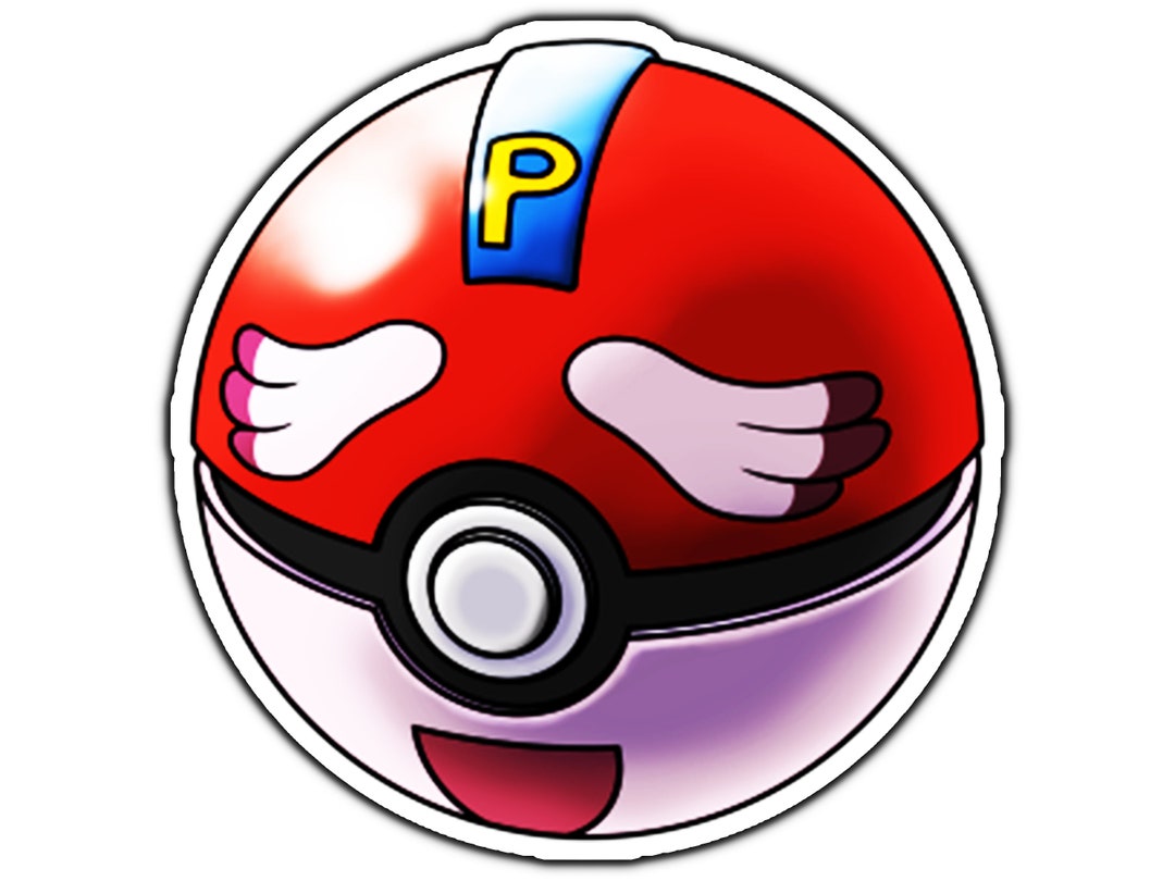 Pia Chansey Ball Poke Ball Sticker Water Proof, Weather Proof, Vinyl ...