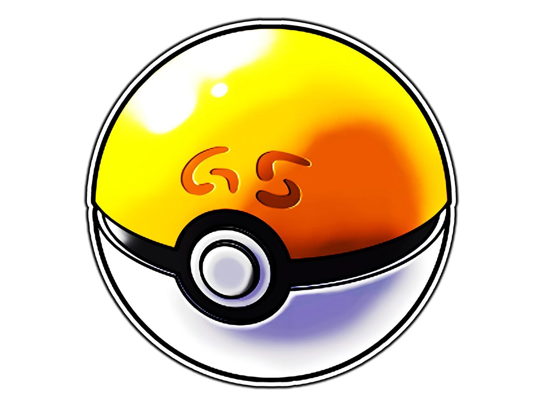 GS Ball Poke Ball Sticker Die-cut, Water Proof, Weather Proof, Vinyl ...